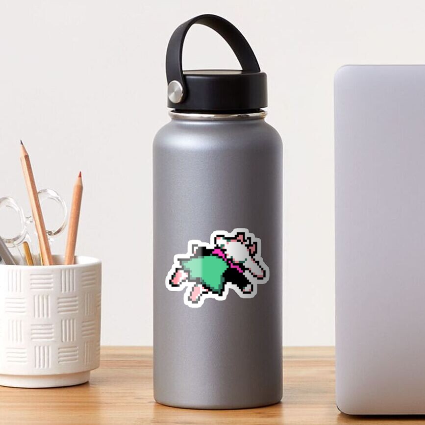 "Ralsei Splat Sprite Deltarune" Sticker for Sale by Adomanid | Redbubble