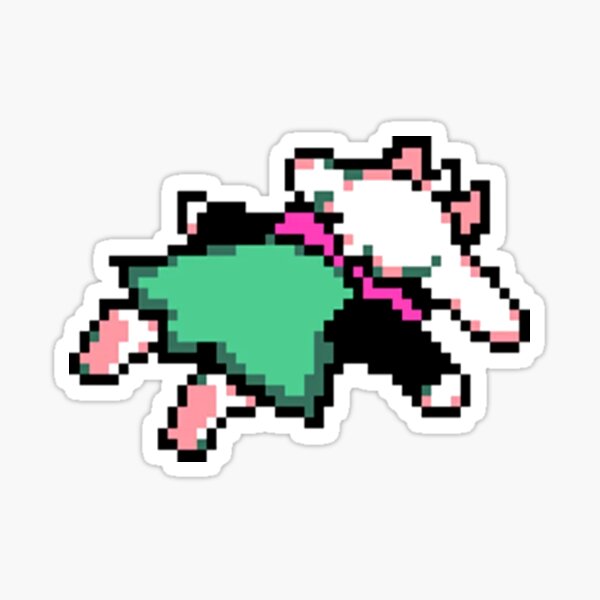 "Ralsei Splat Sprite Deltarune" Sticker for Sale by Adomanid | Redbubble