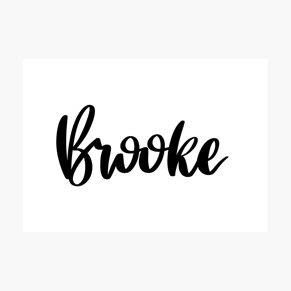 Brooke Name Tattoos