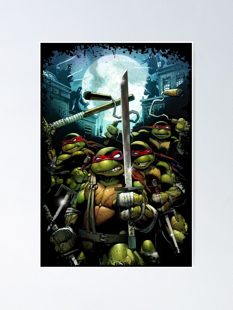 "Teenage Mutant Ninja Turtles - TMNT Retro" Poster for Sale by A ...