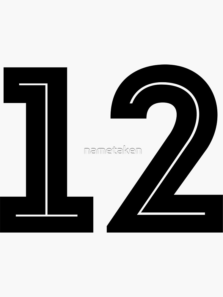 "No. 12 - World Cup 2018" Sticker by nametaken | Redbubble