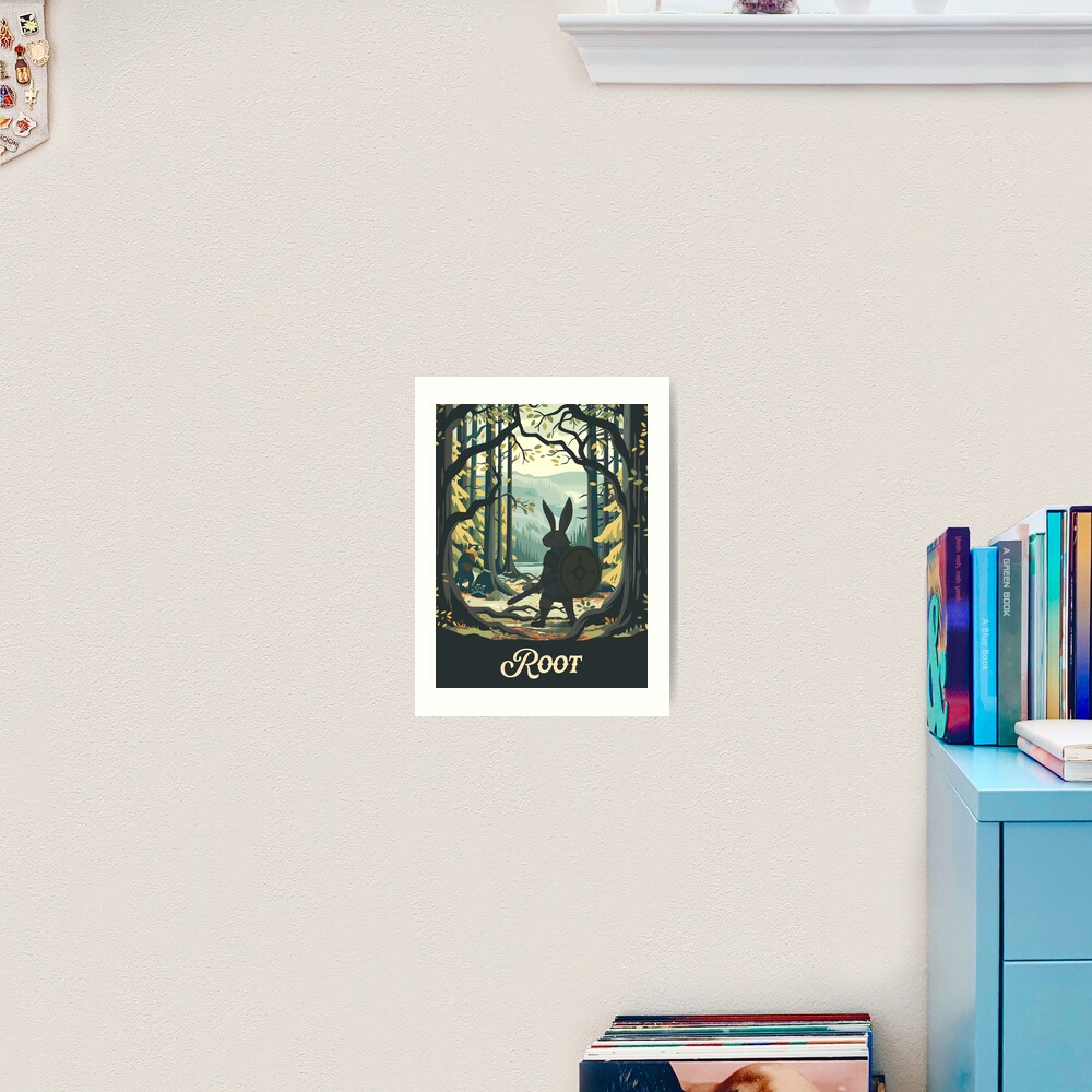"ROOT - Inspired Poster / Retro Board Game Poster / Wall Art Print ...
