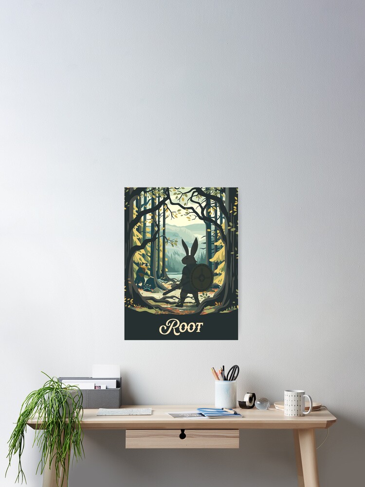 "ROOT - Inspired Poster / Retro Board Game Poster / Wall Art Print ...