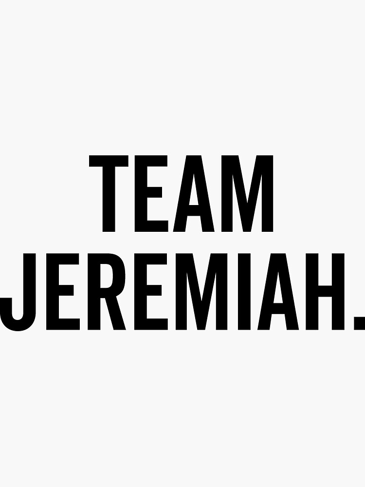 Regalos y productos: Jeremiah | Redbubble