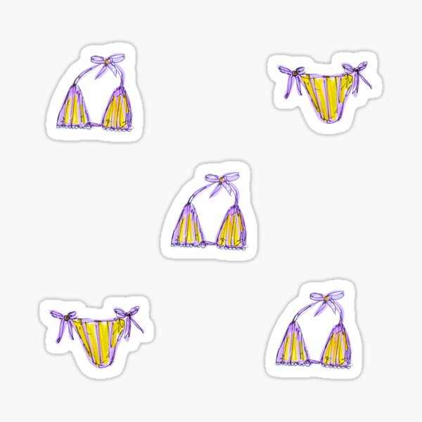 "Mini Bikinis " Sticker for Sale by livebrave3 | Redbubble