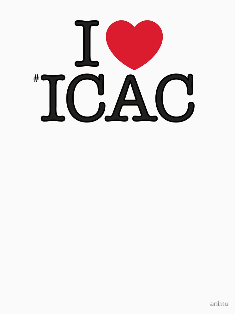 "I ♥ #ICAC" T-shirt for Sale by animo | Redbubble | icac t-shirts ...
