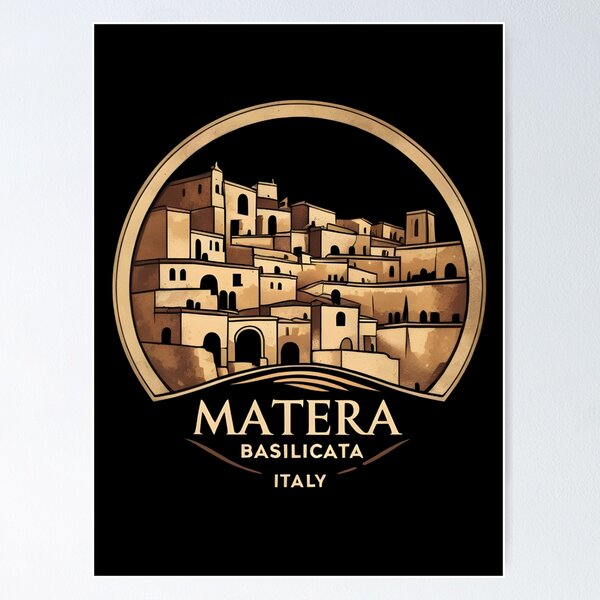 "Matera - Italy" Poster for Sale by GoodOldVintage | Redbubble