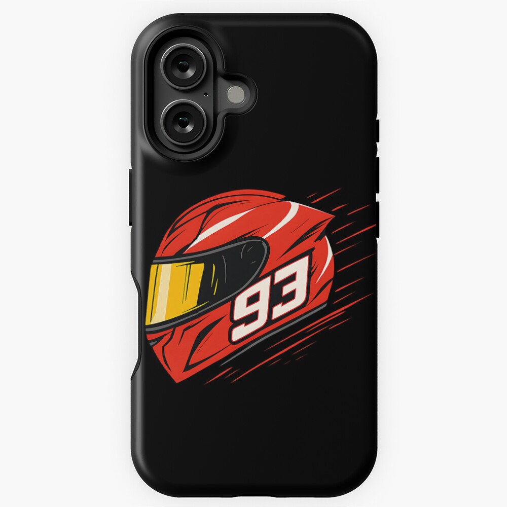 "Marc Márquez 93 Helmet – Ducati Racing Tribute" Sticker for Sale by ...