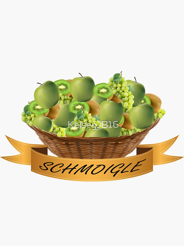 "Schmoigle" Sticker for Sale by KelseyJB16 | Redbubble