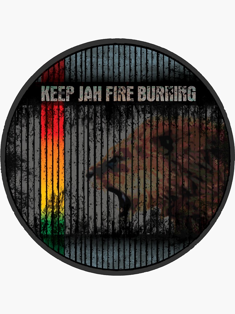 "keep the fire burning" Sticker by Periartwork | Redbubble