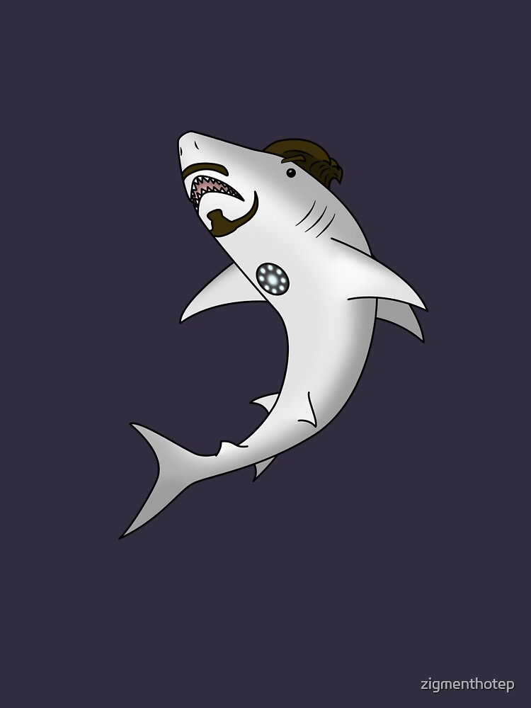 "Tony Shark" T-shirt for Sale by zigmenthotep | Redbubble | avengers t ...