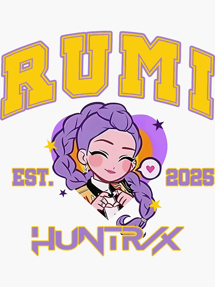 "RUMI HUNTR/X - HUNTRIX Kpop Demon Hunters " Sticker for Sale by ...