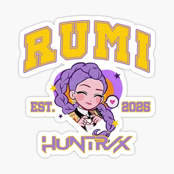 "RUMI HUNTR/X - HUNTRIX Kpop Demon Hunters " Sticker for Sale by ...