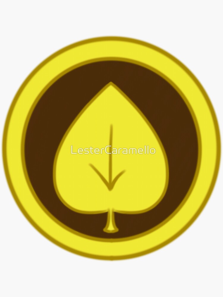 "LEAF Badge " Sticker by LesterCaramello | Redbubble