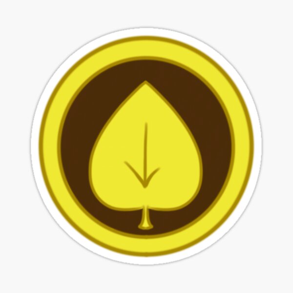 "LEAF Badge " Sticker by LesterCaramello | Redbubble