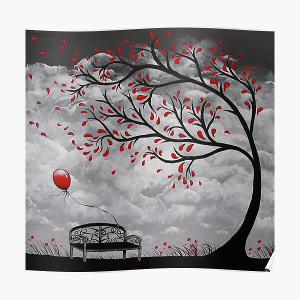 "Red Balloon 2" Poster for Sale by salford | Redbubble