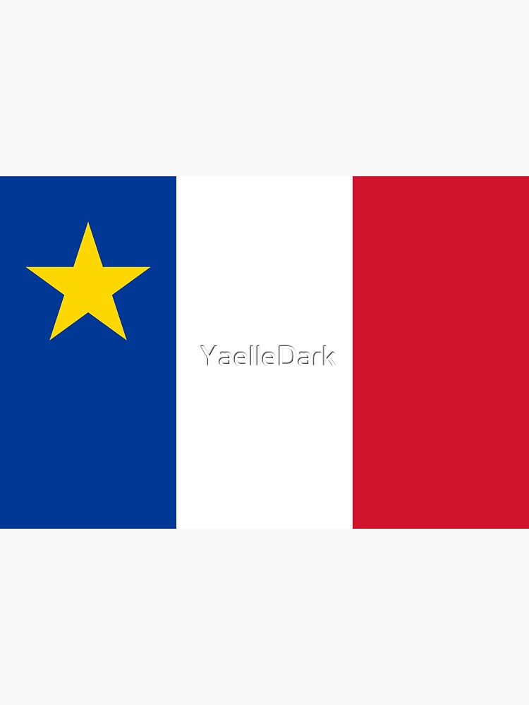 "Acadian flag" Sticker for Sale by YaelleDark | Redbubble