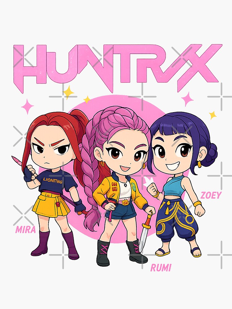 "Huntrix Girls, Kpop Demon Hunters, Huntrix, Huntrix Fan, Rumi Zoey ...