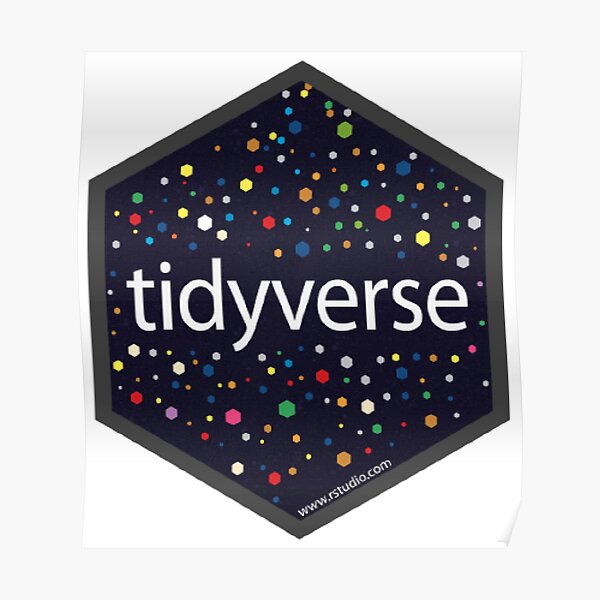 "tidyverse" Poster for Sale by taivop | Redbubble