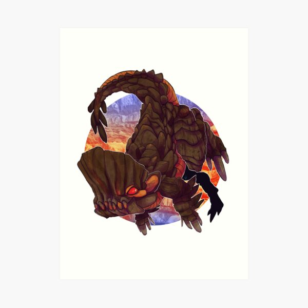 "MONSTER HUNTER WORLD - Barroth" Art Print for Sale by Don-Slake ...