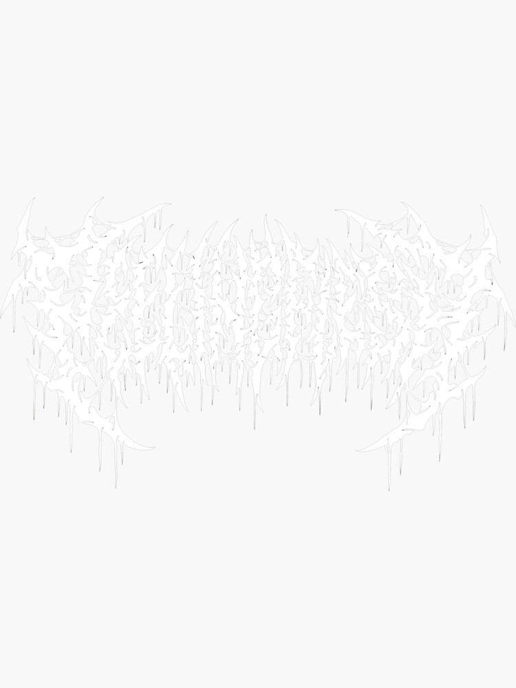 "peeling flesh merch" Sticker for Sale by Brodom98 | Redbubble