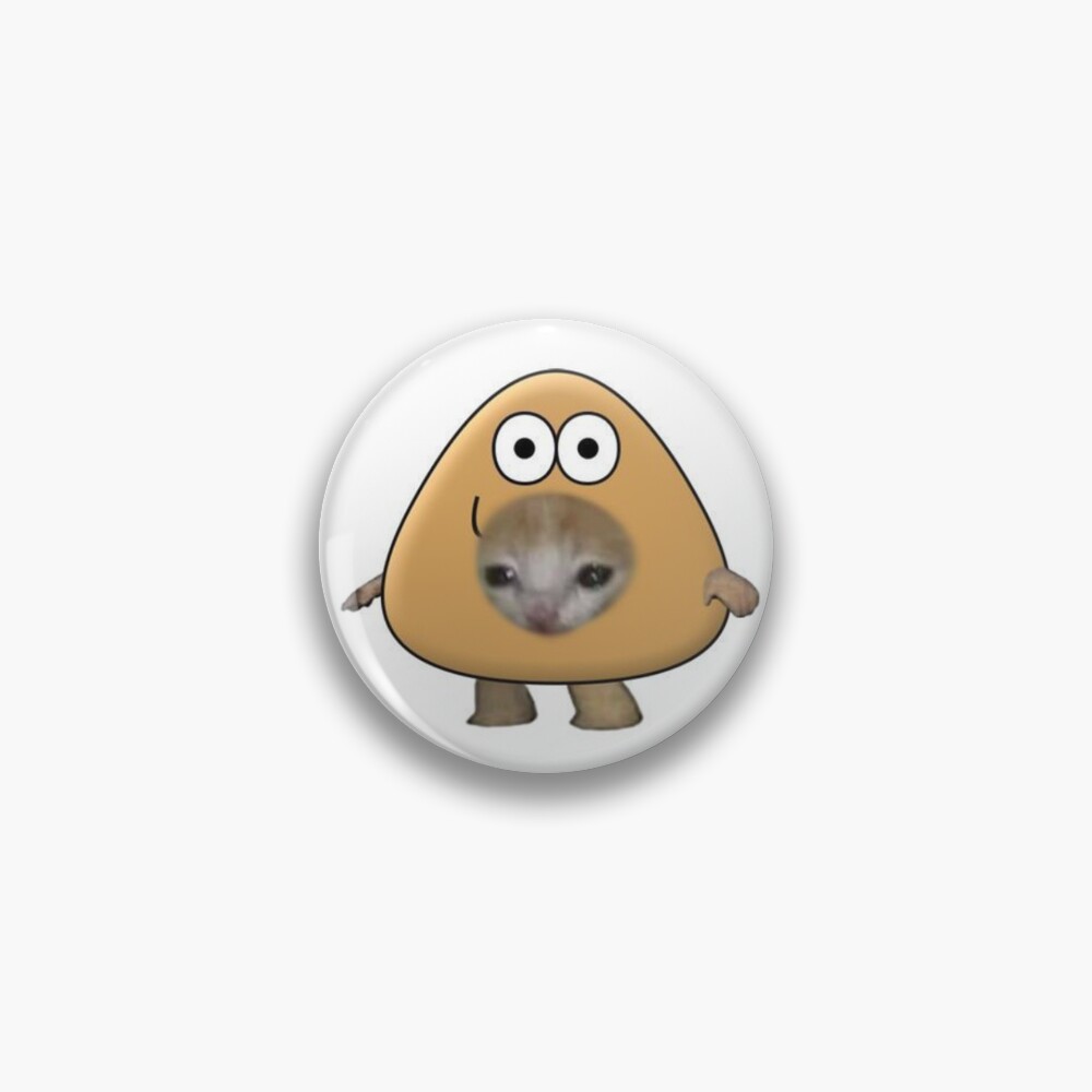 "Pou Cat" Sticker for Sale by InaneCat | Redbubble