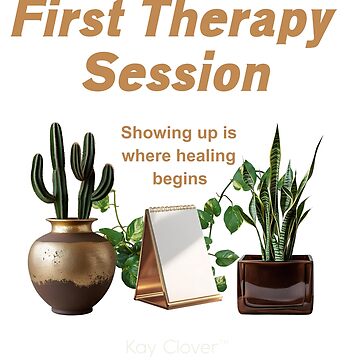 "First Therapy Session – Showing Up is Where Healing Begins" Coffee Mug ...