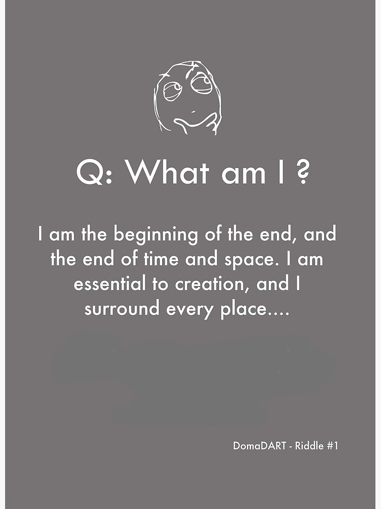 "Riddle #1" Poster by DomaDART | Redbubble