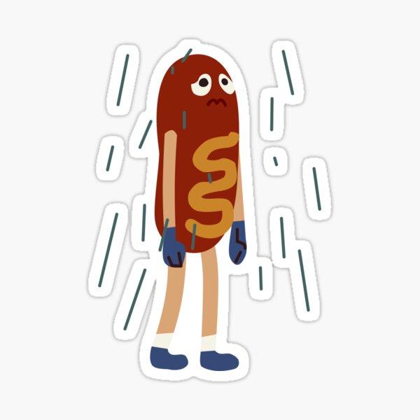 "Sad Hawt Dawg Man (Rain) -- Life is Strange & Captain Spirit" Sticker ...