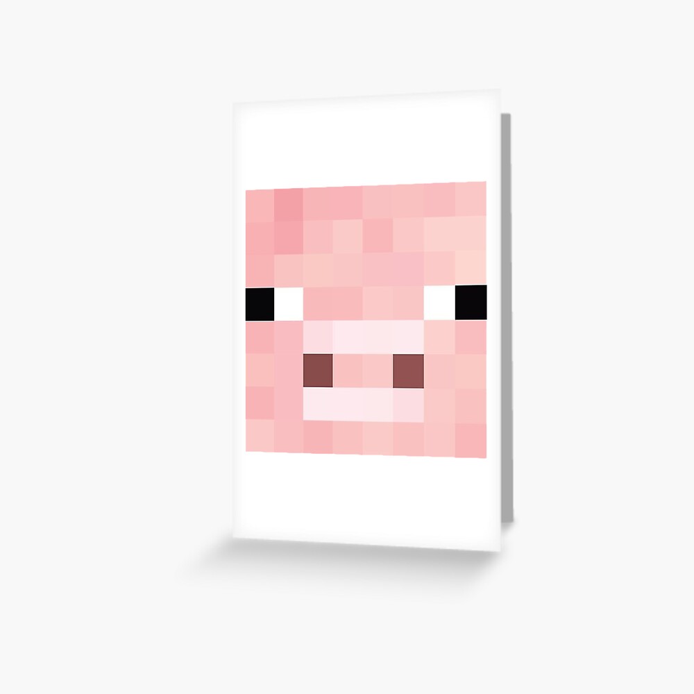 "Minecraft pig" Sticker for Sale by ellaa11 | Redbubble