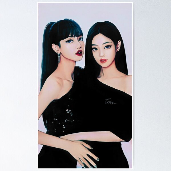 "Jenlisa – BLACKPINK Fanart" Poster for Sale by LHWStore | Redbubble