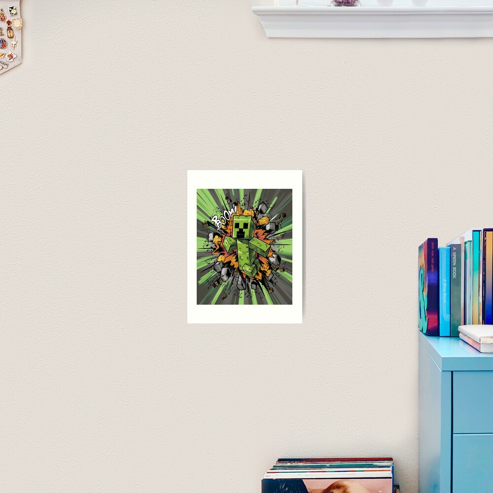 "Creeper Explosion" Poster for Sale by Thompika | Redbubble