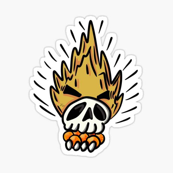"Dragon Ball Skully" Sticker by XcrazySandyX | Redbubble