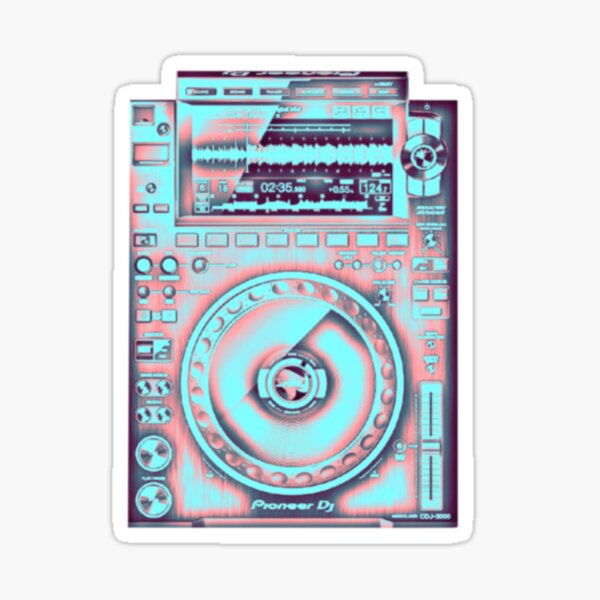 "CDJ-3000" Sticker for Sale by Operinot | Redbubble