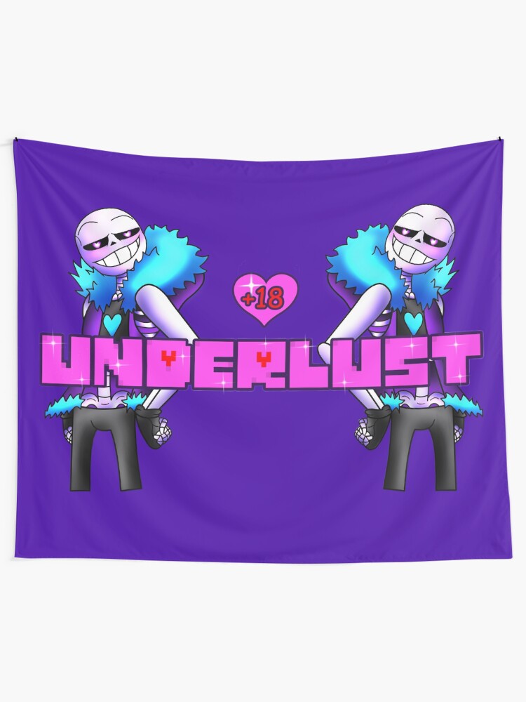 "Underlust Sans +18" Tapestry by LHeartsMerch | Redbubble