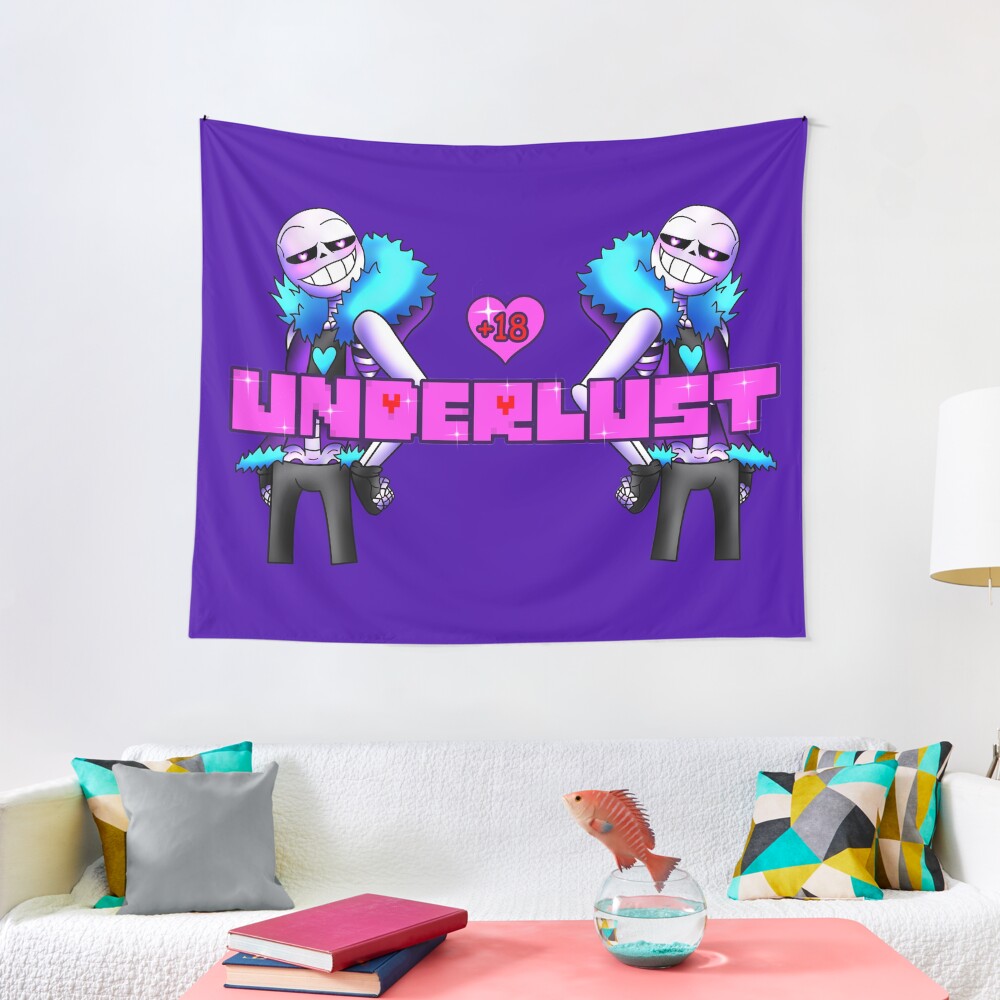 "Underlust Sans +18" Tapestry by LHeartsMerch | Redbubble