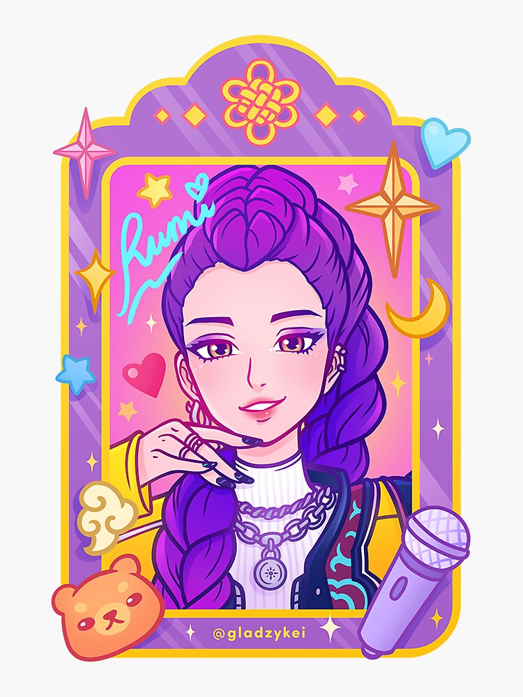 "Rumi" Sticker for Sale by gladzykei | Redbubble