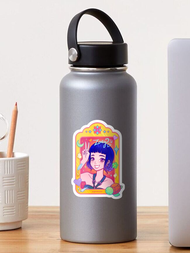 "Zoey" Sticker for Sale by gladzykei | Redbubble