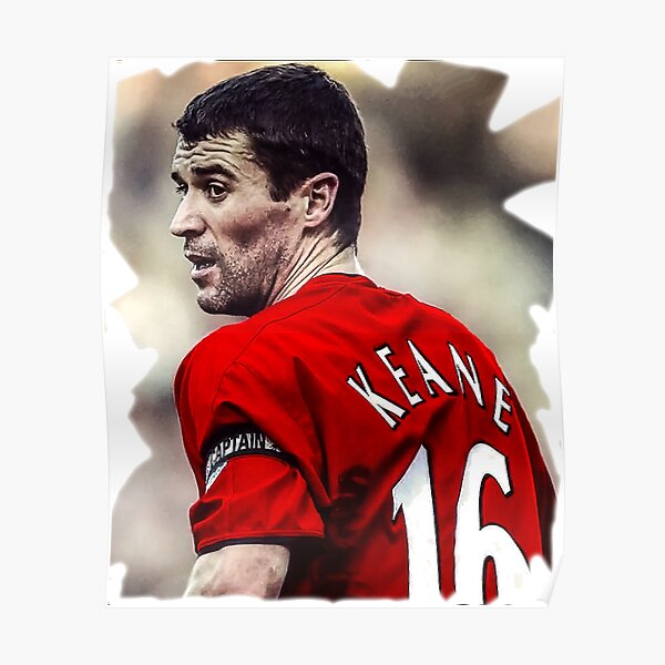 "roy keane print" Poster for Sale by differenttings | Redbubble