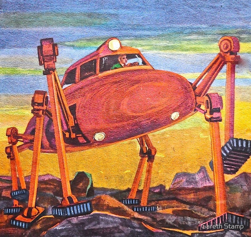 "Walking Machine - Soviet 1960's" by Gareth Stamp | Redbubble