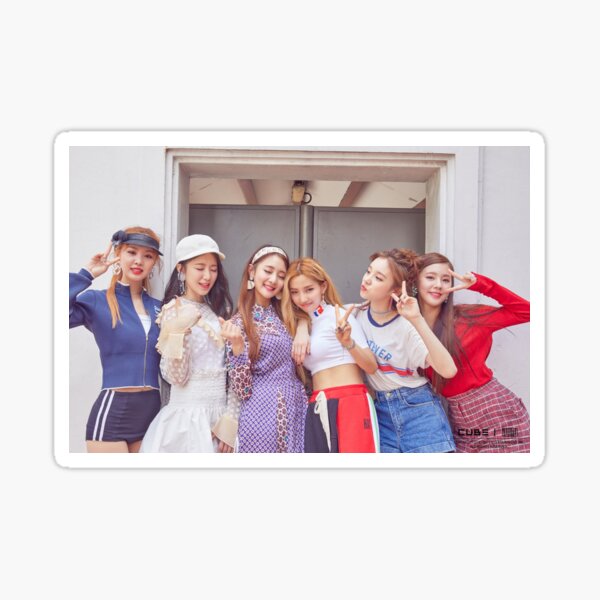"(G)I-DLE STICKER 2" Sticker for Sale by gottrihgtt | Redbubble