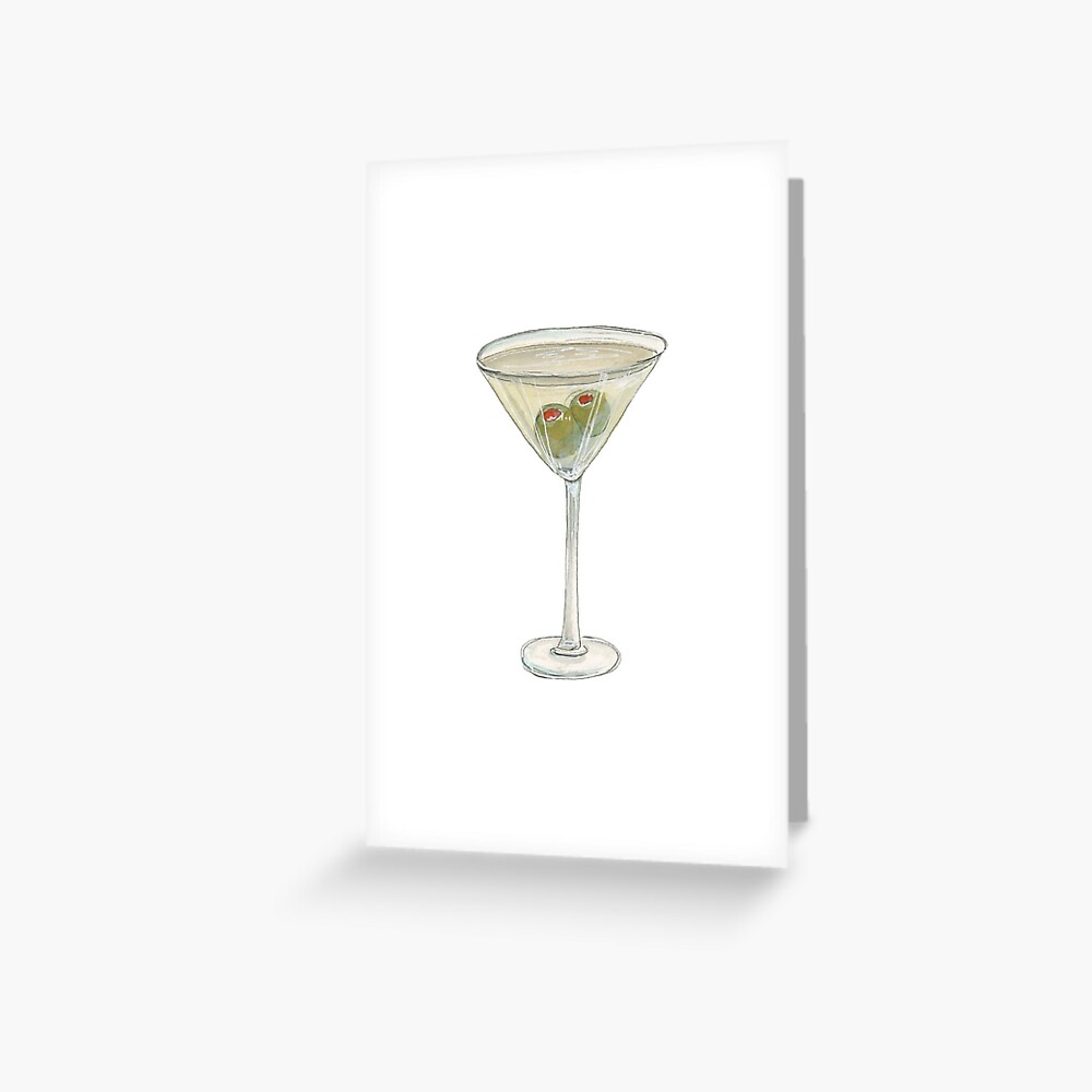 "Martini cocktail " Sticker for Sale by Sweetredvelvet | Redbubble