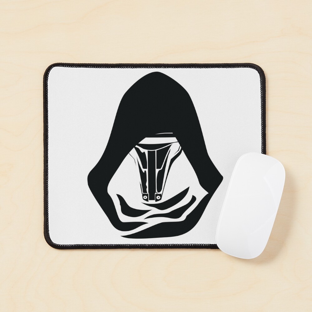 "Minimalist Darth Revan Mask in Black – Star Wars KOTOR Inspired Design ...