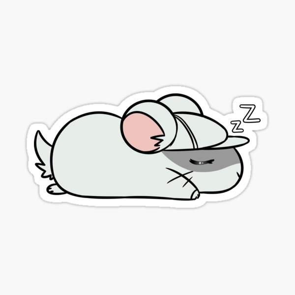 "1146 Sleepy" Sticker for Sale by rabbitaddict | Redbubble