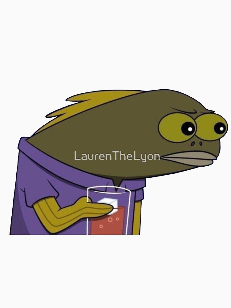 "Annoyed Fish" T-shirt by LaurenTheLyon | Redbubble | meme t-shirts ...