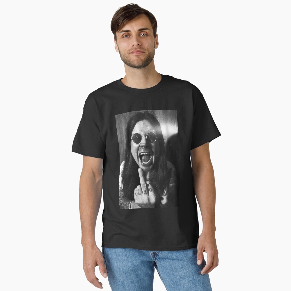 "Ozzy Legend Funny Moment With Middle Finger" Sticker for Sale by ...