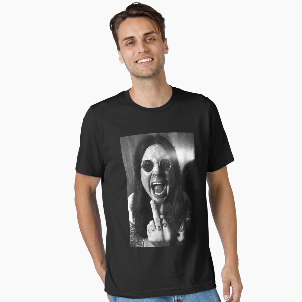 "Ozzy Legend Funny Moment With Middle Finger" Sticker for Sale by ...