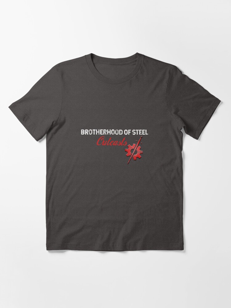 "Brotherhood of steel Outcasts " T-shirt for Sale by Acka01 | Redbubble ...