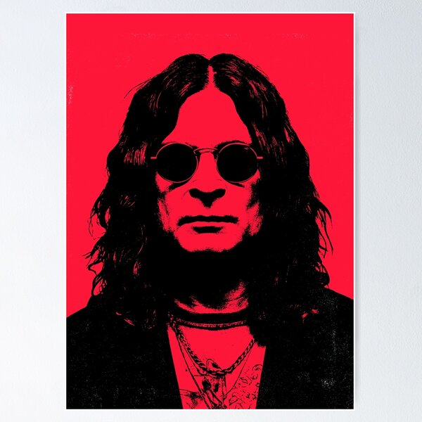 "Ozzy Pop Art Graffiti Stencil " Poster for Sale by blackdogshop ...