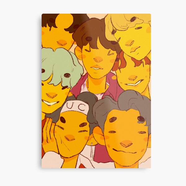 Bts Ot7 Fanart Wall Art | Redbubble